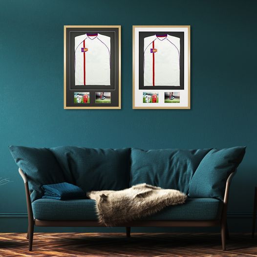 Sports Frames Europe Home Shirt Framing Kits for Football T-Shirts